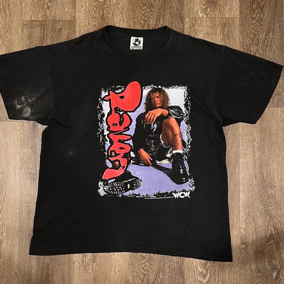 WWE | Shirts | Vintage 998 Wcw Wwe Raven Wrestling Tshirt Size Xl ...